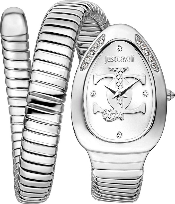 Just Cavalli Women's Signature Snake Serpente Logo Watch - ShopStyle