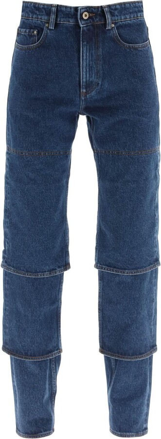 Y/Project Y Project Layered Jeans - ShopStyle