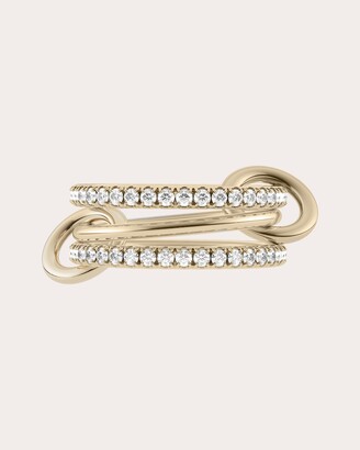 Spinelli Kilcollin Vela sterling silver and 18kt gold linked rings ...