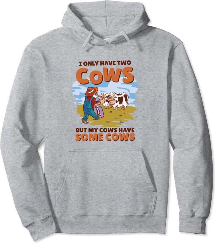 Cow Lover & Cattleman Cattle Rancher Apparel I Only Have Two Cows But ...