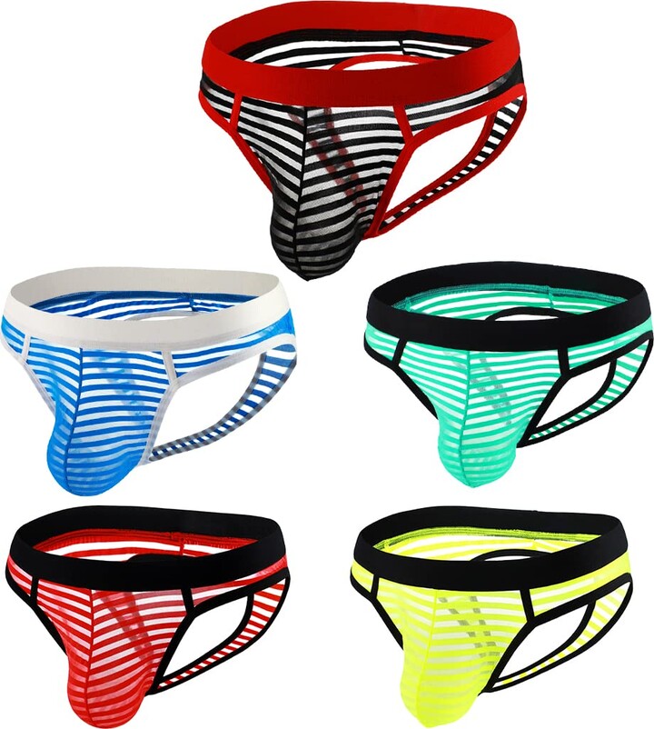 Arjen Kroos Men's Jockstrap Underwear Sexy Mesh Breathable Athletic ...