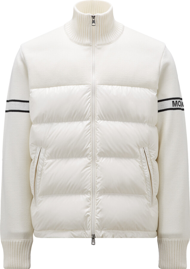 MONCLER COLLECTION Padded Wool Blend Cardigan - ShopStyle