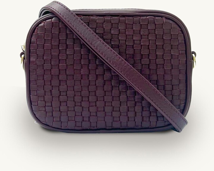 Apatchy London The Penelope Woven Leather Camera Bag - ShopStyle