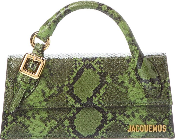 Jacquemus Le Chiquito Long Python-Embossed Leather Shoulder Bag - ShopStyle