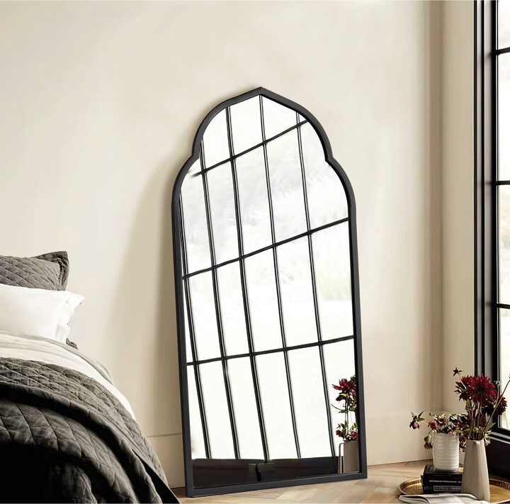 Neutypechic Wrought iron double curved arched mirror - ShopStyle