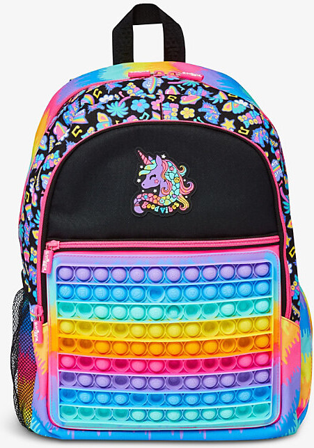 Smiggle Girls Rainbow Kids Popem Popit Poppies Woven Backpack - ShopStyle