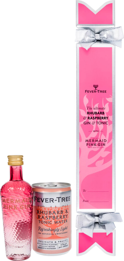 Fever-Tree The Ultimate Rhubarb and Raspberry Gin & Tonic Cracker ...