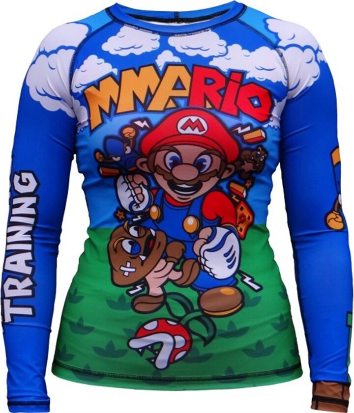 Hardcore Training MMArio Rash Guard Women Compression Shirt Long Sleeve ...