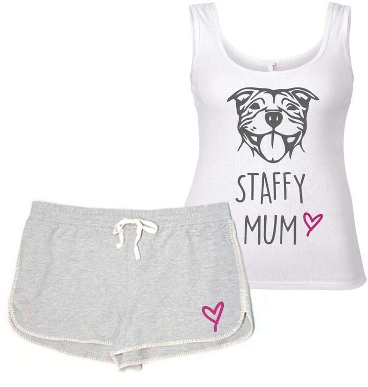 60 Second Makeover Limited Staffy Mum PJ's Staffordshire Bull Terrier ...