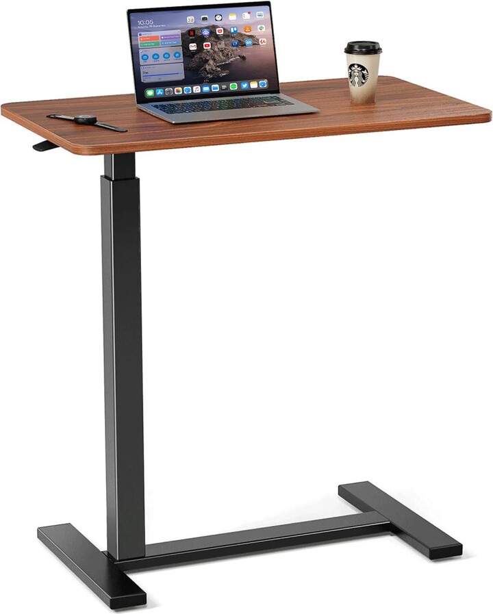 UOCFYK Mobile Bed Laptop Desk with Lockable Wheels and Height ...