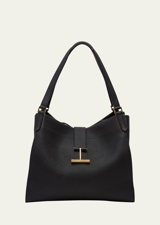 Tom Ford Tara Large Tote in Grained Leather - ShopStyle