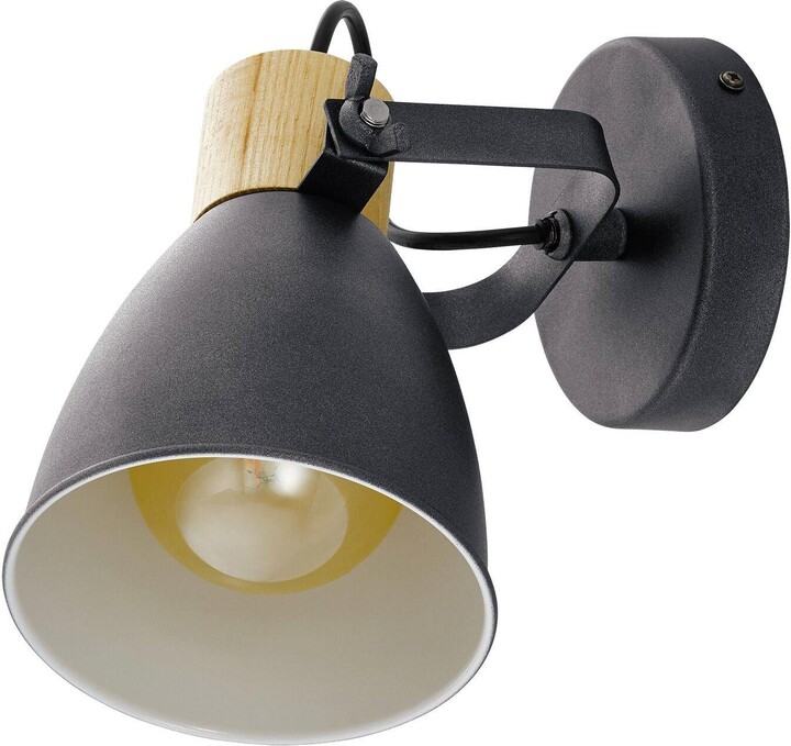 Loops Flush Ceiling Light Colour Anthracite Cream White Brown Shade ...