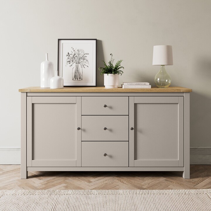 Dunelm Olney Wide Sideboard Beige - ShopStyle