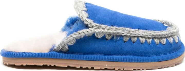 Mou Eskimo shearling slippers - ShopStyle