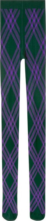 Burberry Checkered Tights - ShopStyle Hosiery