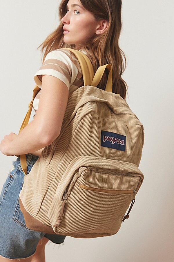 JanSport Right Pack Expressions Corduroy Backpack in Coconut Cord ...