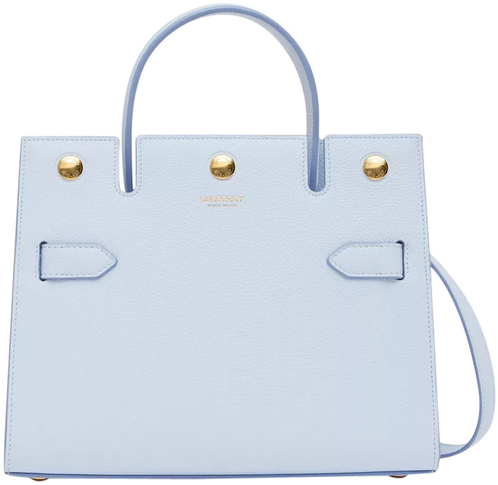 Burberry Light Blue Title Bag - ShopStyle