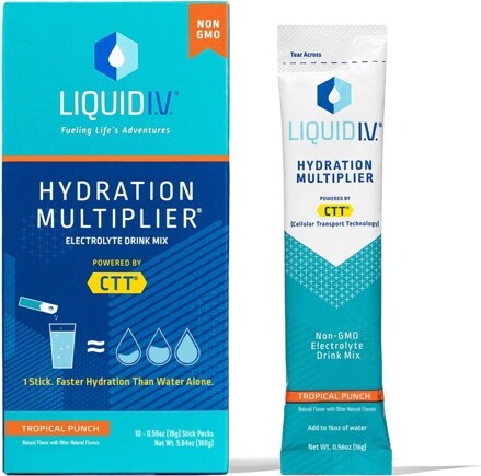 Liquid I.V. Hydration Vegan Multiplier Dietary Supplement - Tropical ...