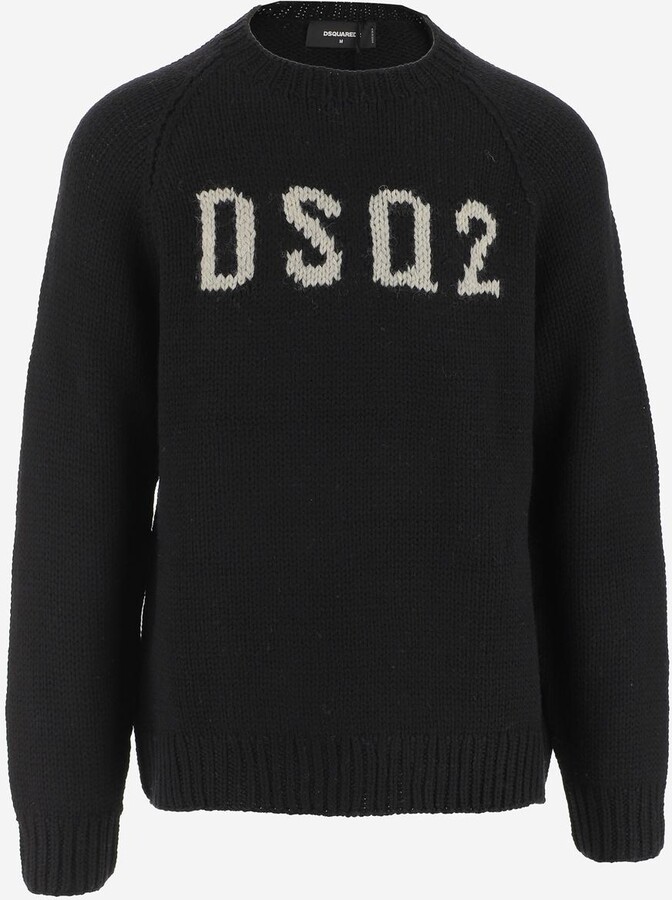 DSQUARED2 Logo Wool Sweater - ShopStyle