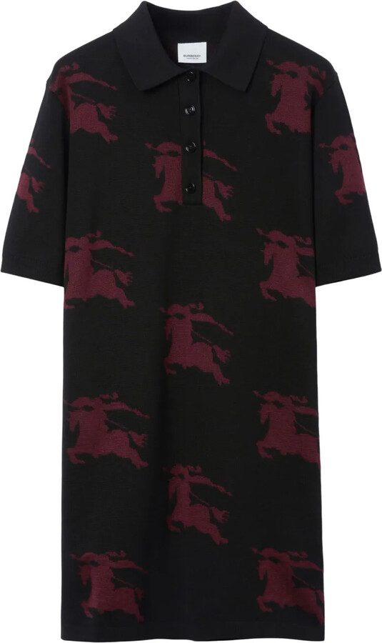 Burberry Equestrian Knight-motif polo shirtdress - ShopStyle Day Dresses