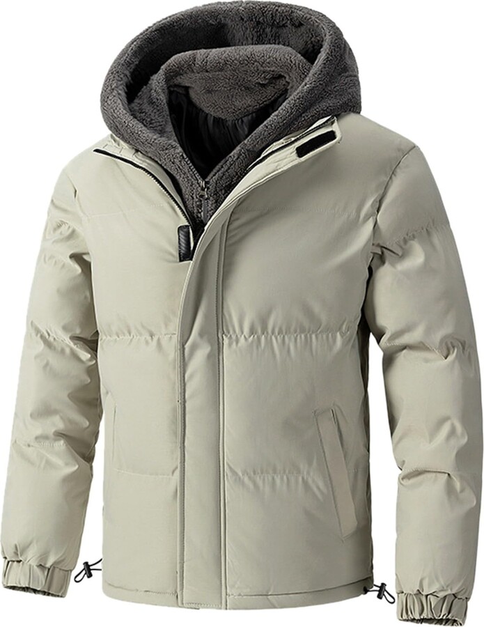 Generic Winter Jacket Men's Down Jacket Men's Hooded Jacket Men's ...