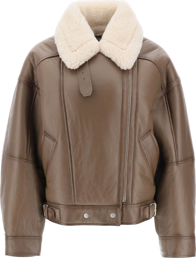 Acne Studios Shearling Jacket - ShopStyle