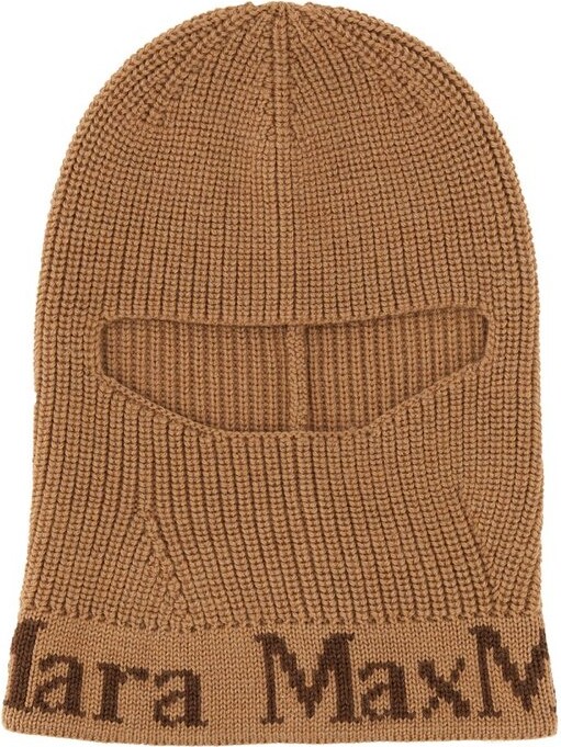Max Mara Logo Intarsia Balaclava - ShopStyle Hats