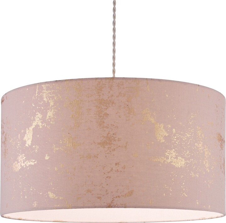 So'home Pink With Metallic Splatter Effect Ceiling Shade - ShopStyle