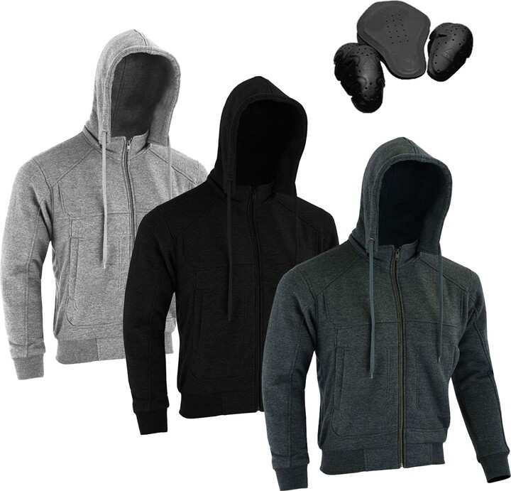 SUPER BIKERS RFH-888 Motorbike Armoured Hoodie Motorcyle Summer Jacket ...