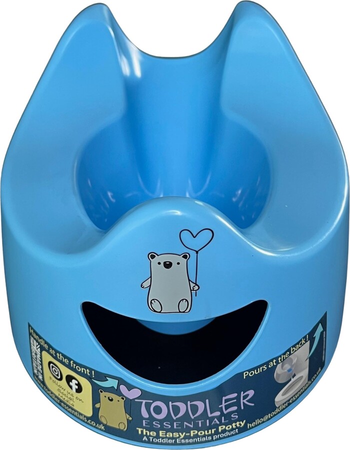 Pourty Toddler Essentials Easy Pour Potty - Dark Blue | Portable Potty ...