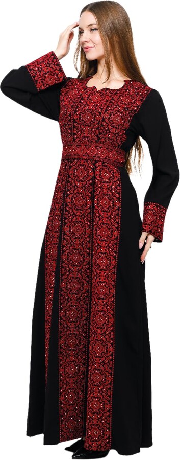 ARAB ATEEK ABAYA-Women's Abaya-Embroidered Forsan Silk-Islamic Abaya-Women's Hijab Clothing ...