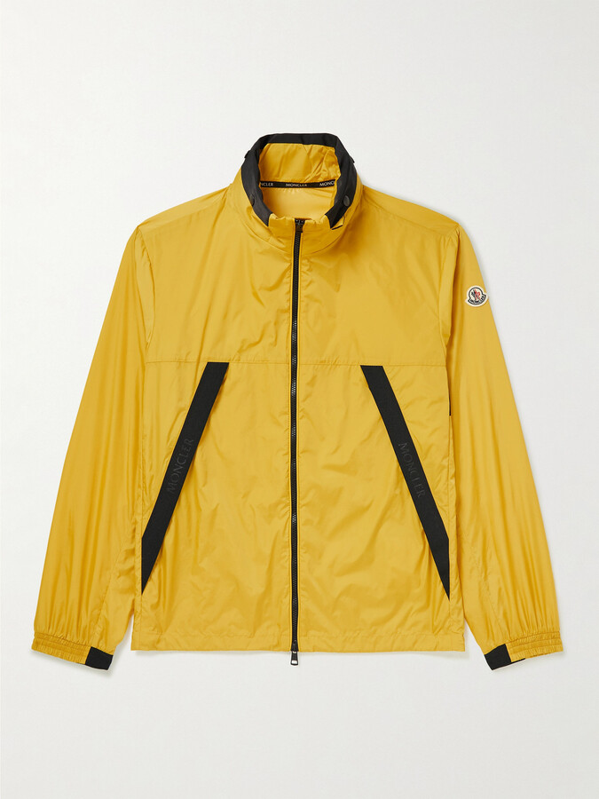 Moncler Heiji Appliquéd Mesh-Trimmed Shell Hooded Jacket - ShopStyle