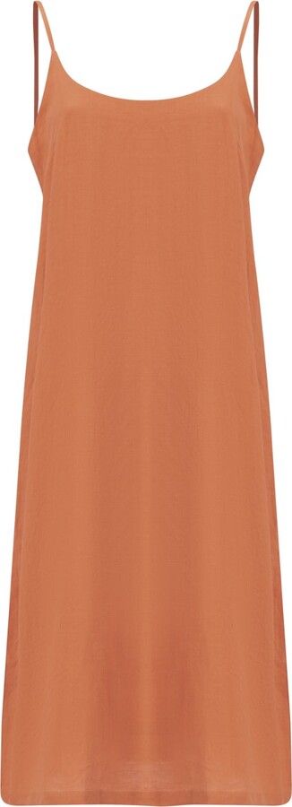 Dhara Sheth Dubai Linen Slip Dress - ShopStyle