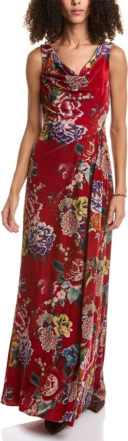 Johnny Was Ryuu Velvet Maxi Dress - ShopStyle