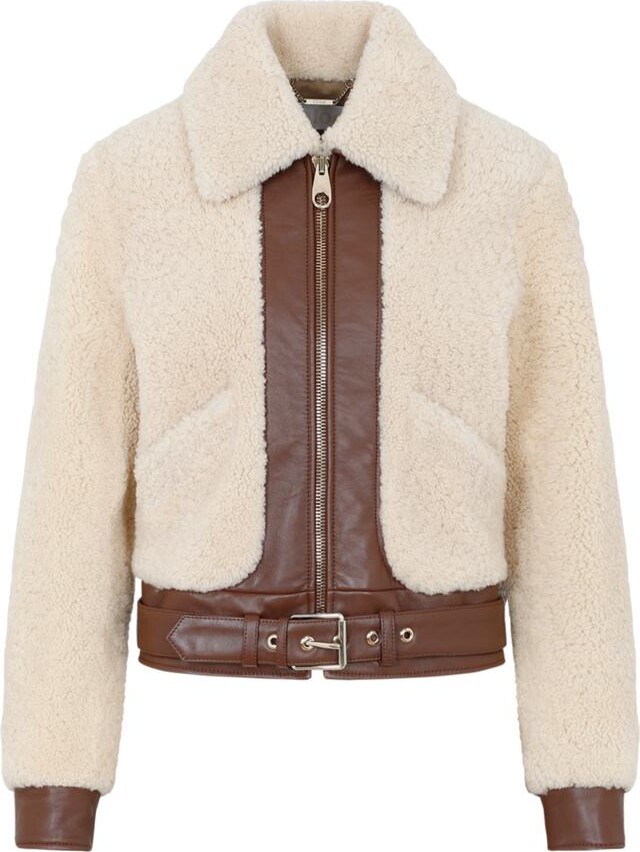 Chloé Shearking Bomber Jacket - ShopStyle