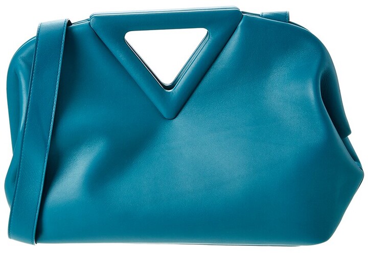 Bottega Veneta The Triangle Leather Shoulder Bag - ShopStyle