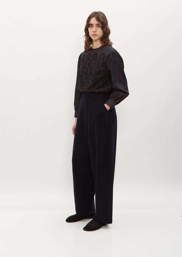 Minä Perhonen Yo Wool Cashmere Trouser - ShopStyle Pants