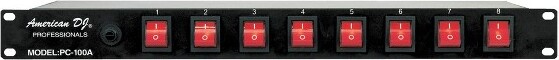 ADJ American DJ PC-100A 19 Inch Rack Light Power Distribution Center ...