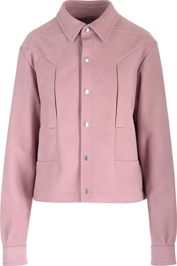 Rick Owens 'alice Strobe' Leather Jacket - ShopStyle