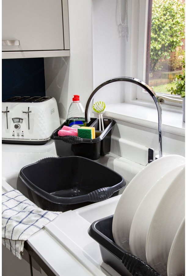 Wham Casa 4-Piece Kitchen Tidy Set in Black - ShopStyle Home