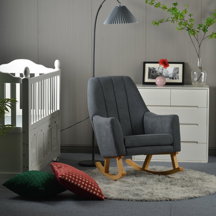 Tiramisubest Contemporary Lounge Wingback Rocker Chair - ShopStyle ...