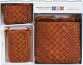 Marta Ponti Leather Woven Crossbody Boxed Gift Set - ShopStyle Shoulder ...