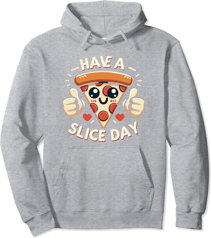 Funny Food Puns Shirt Pizza Lover Gift Have A Slice Day Kawaii Pizza ...