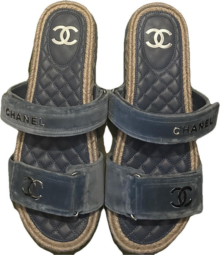 Chanel Velvet sandal - ShopStyle