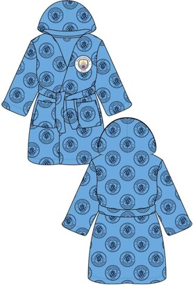Manchester City F.C. Mens Official Man City Football Dressing Gown ...