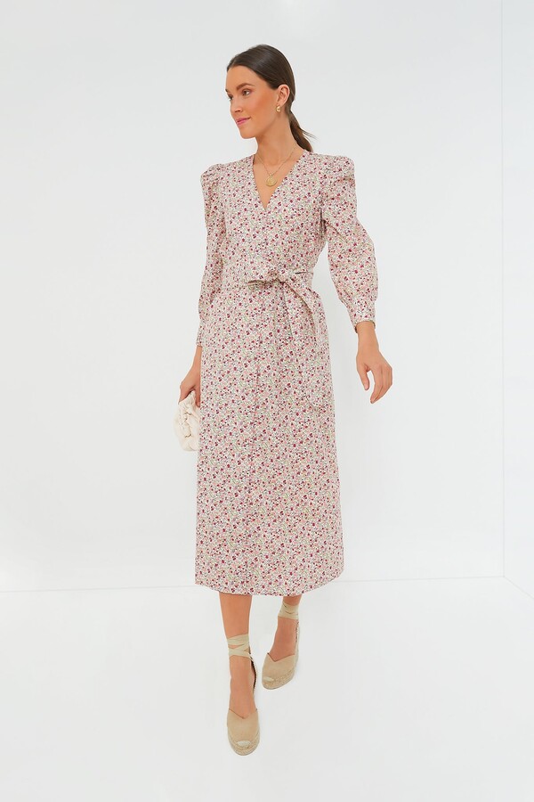 Hyacinth House Pink Floral Nellie Maxi Dress - ShopStyle