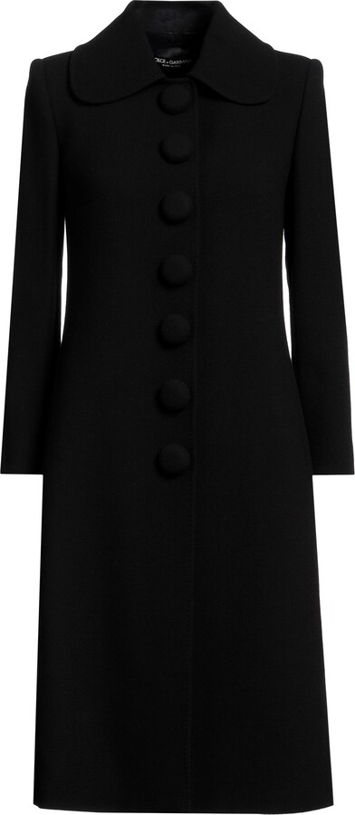 Dolce & Gabbana Overcoat Black - ShopStyle Outerwear