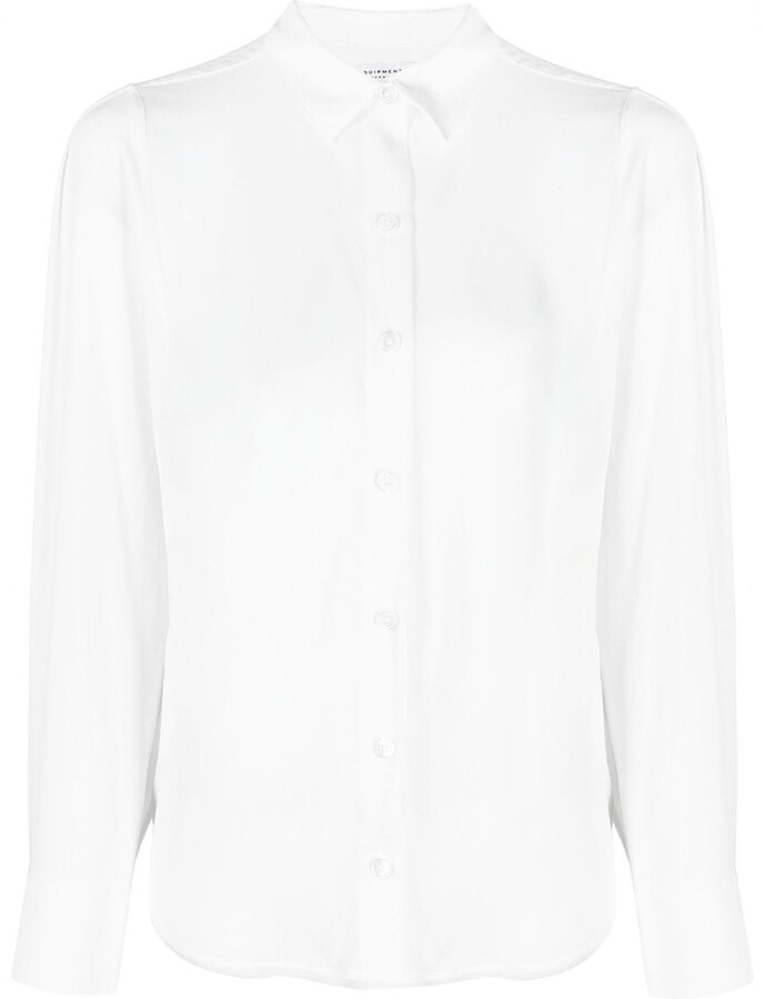 Equipment Shanton silk blouse - ShopStyle Tops