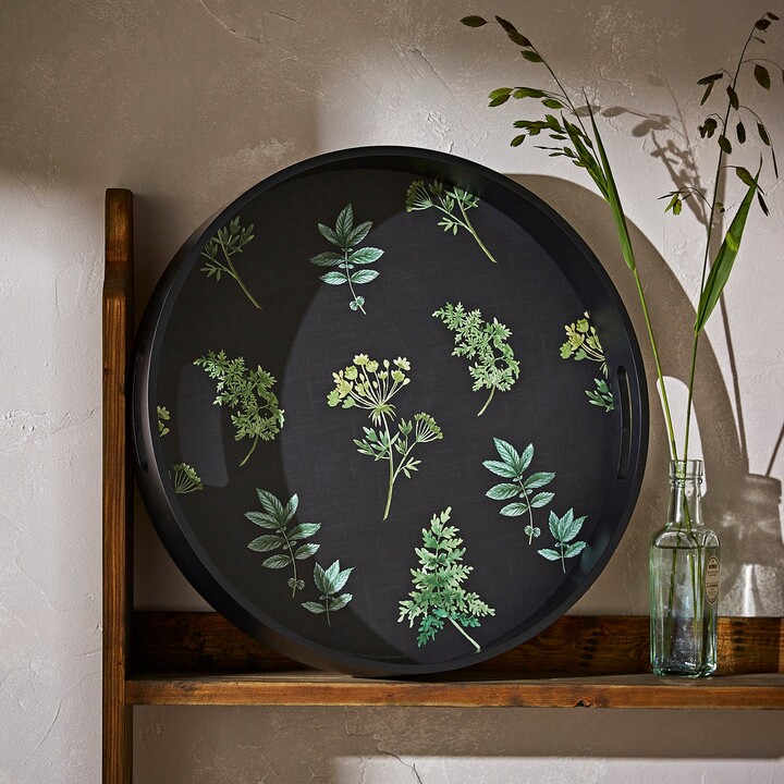 Natural History Museum Marsh Botanical Print Tray MultiColoured - ShopStyle