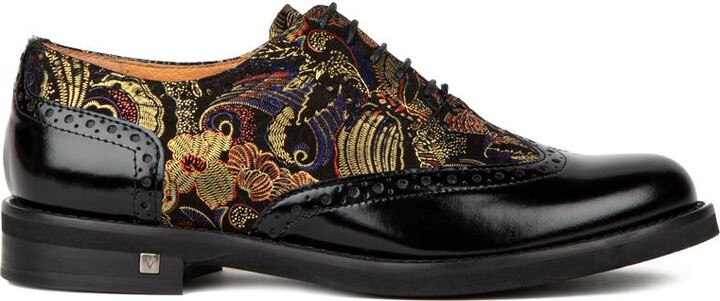 Embassy London USA - Vivienne - Black Multi - Women's Oxford Shoes ...